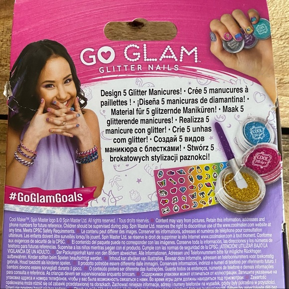 Go Glam | Toys | New In Package Go Glam Glitter Nail Set | Poshmark